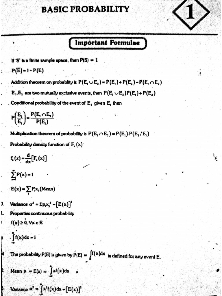 Formulas | PDF