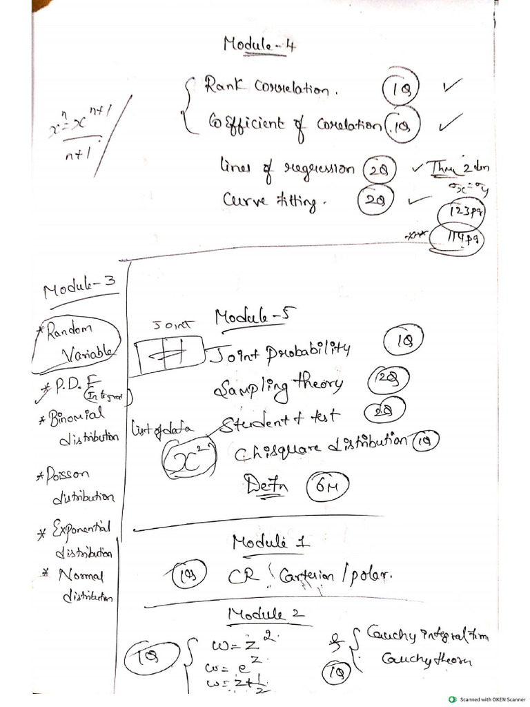 m4 Imp Questions | PDF