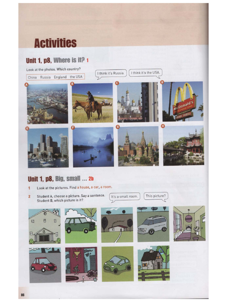 EU A1 - U1 Activities | PDF