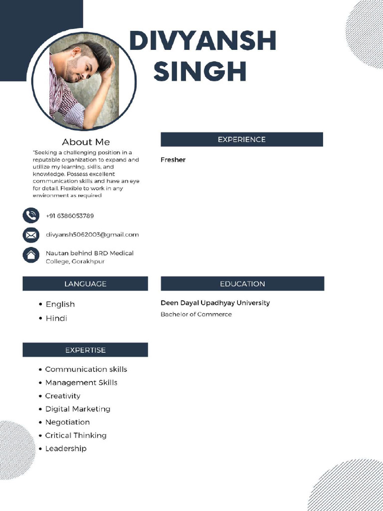 DIVYANSH Resume | PDF