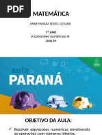 (ATIVIDADE) Expressões Numéricas - 6° ANO | PDF | Matemática elementar | Aritmética