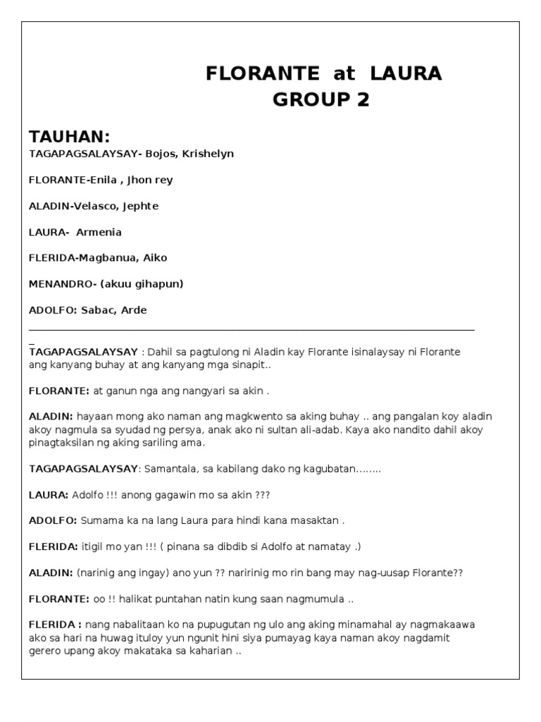 Script Filipino | PDF