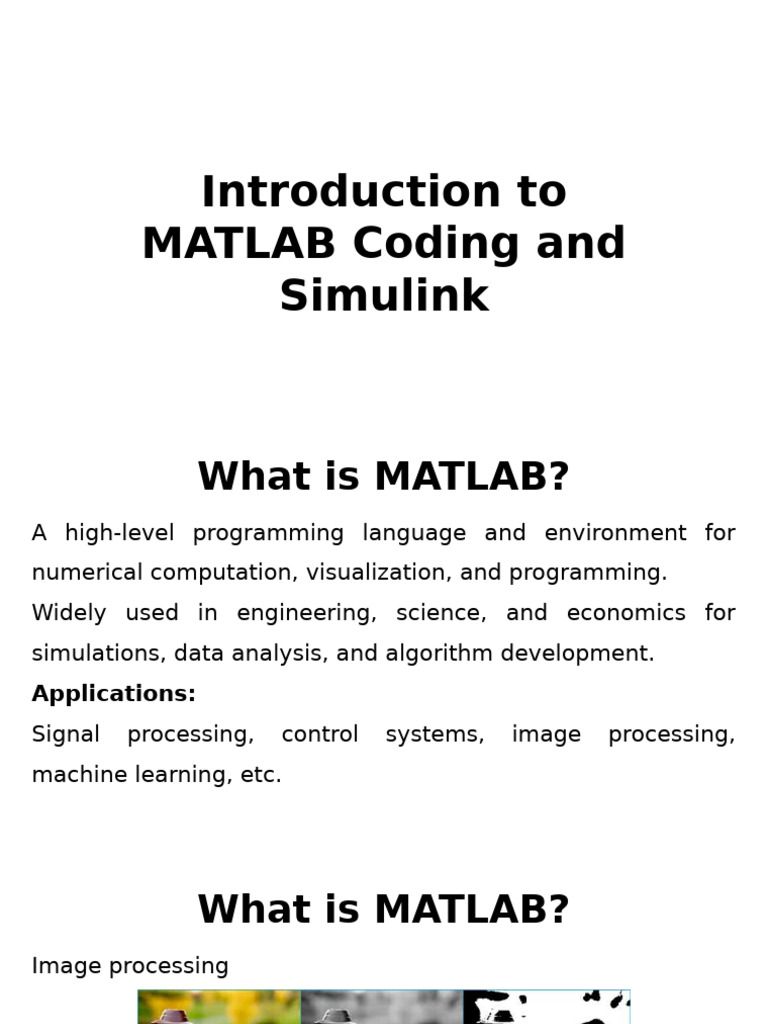 Matlab Presentation Pdf