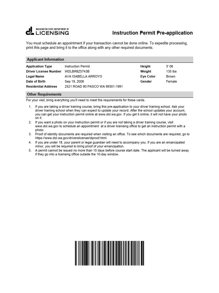 Pre-Application Letter | PDF