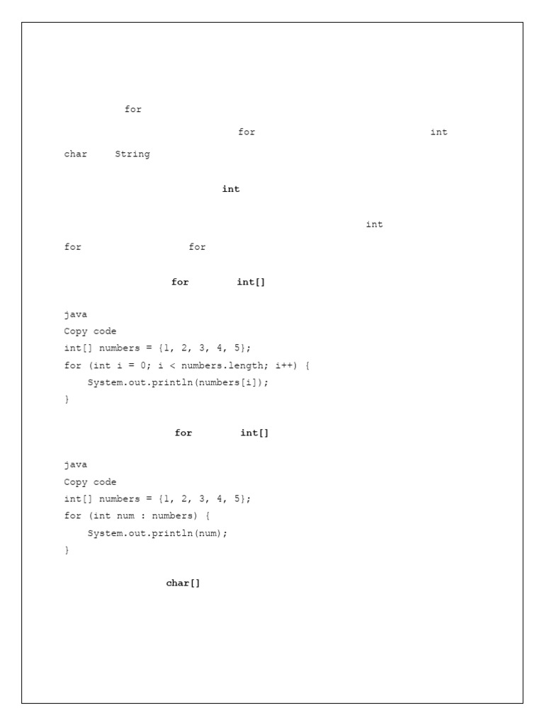 for Loop Iterations | PDF | Programming Paradigms | Computer Science for Loop Iterations | PDF | Programming Paradigms | Computer Science