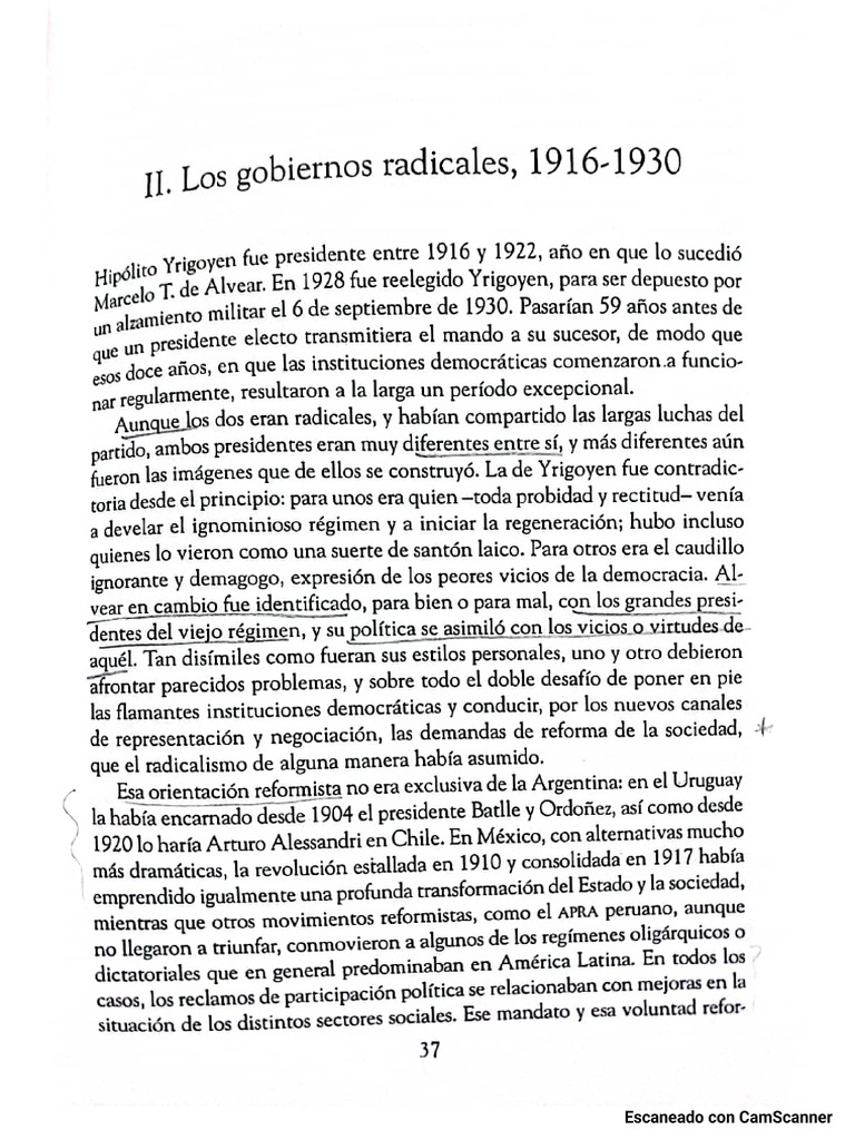 Los Gobiernos Radicales 1916 1930 Luis Alberto Romero Pdf