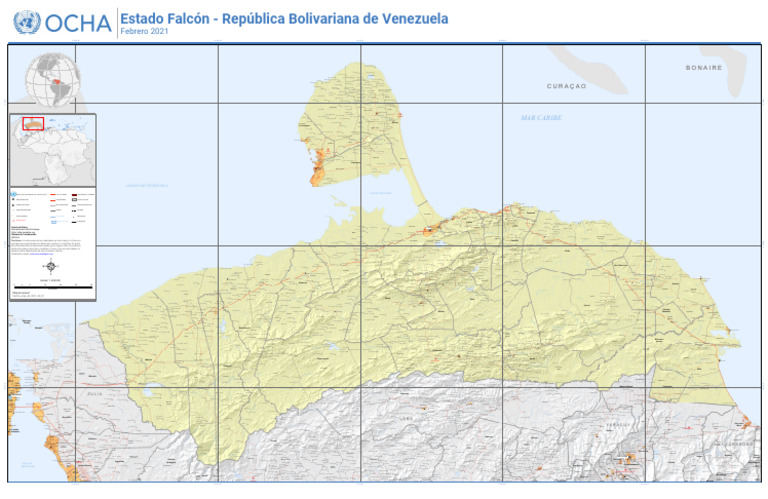 Mapa del Estado Falcón | PDF