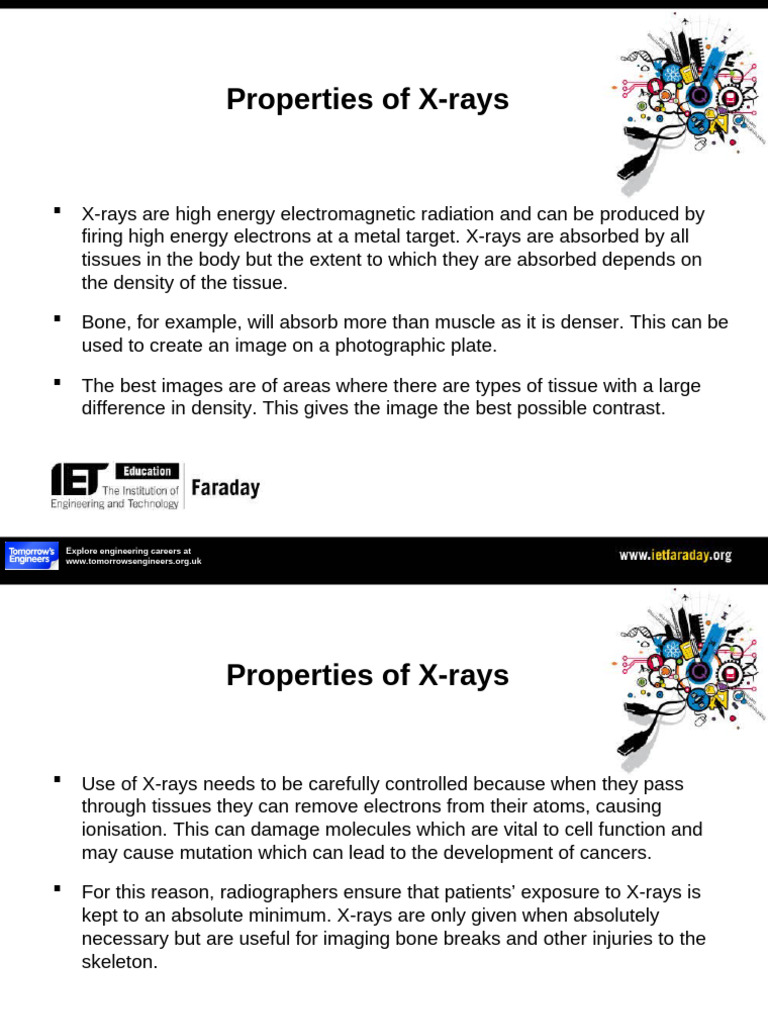 Properties of X Ray Presentation | PDF | Technology & Engineering