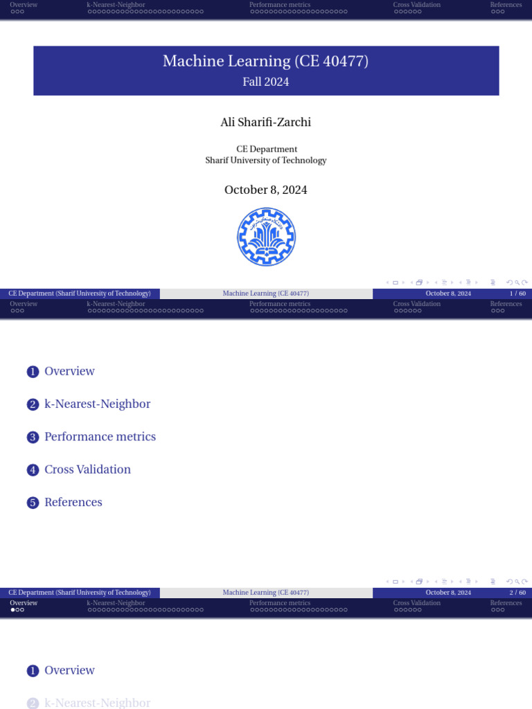 04 KNN | PDF | Receiver Operating Characteristic | Cross Validation ...