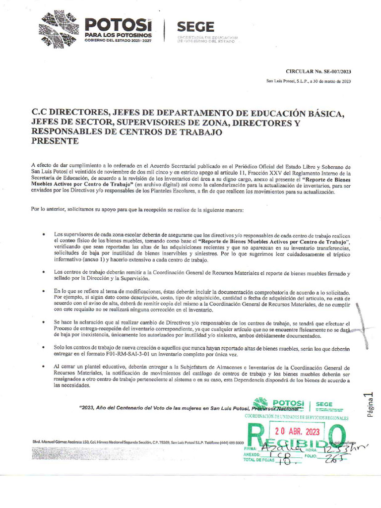 Circular Se 007 2023 | PDF