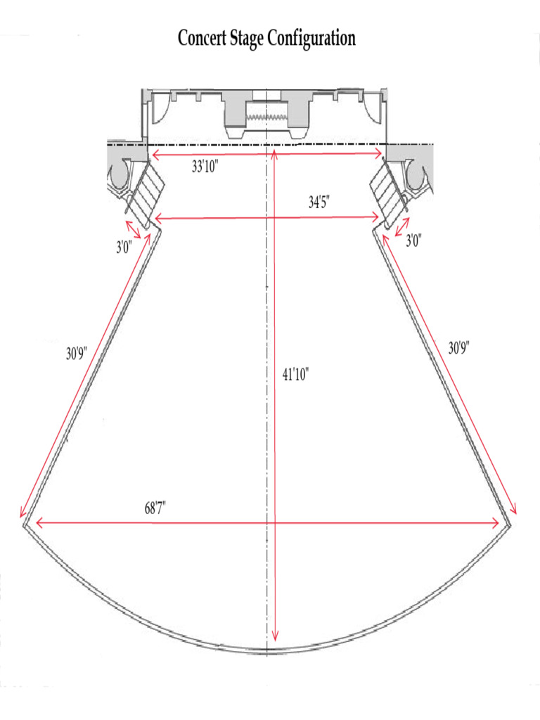 Concert Stage Configuration Dimensions | PDF