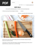 Knife Skills Poster | PDF