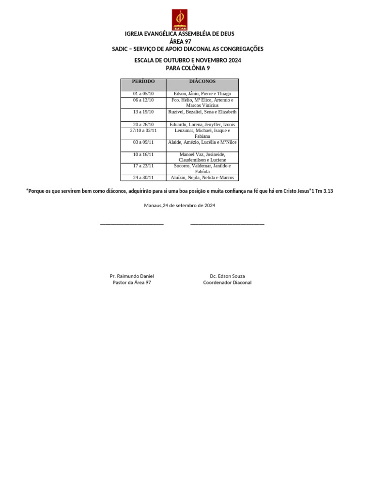 Escala Do Sadic Out - Nov - 24 | PDF