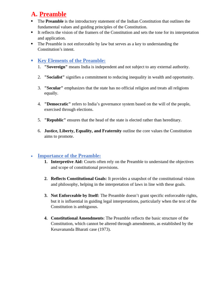 Constitution Law - Concise | PDF | Judicial Review | Separation Of Powers