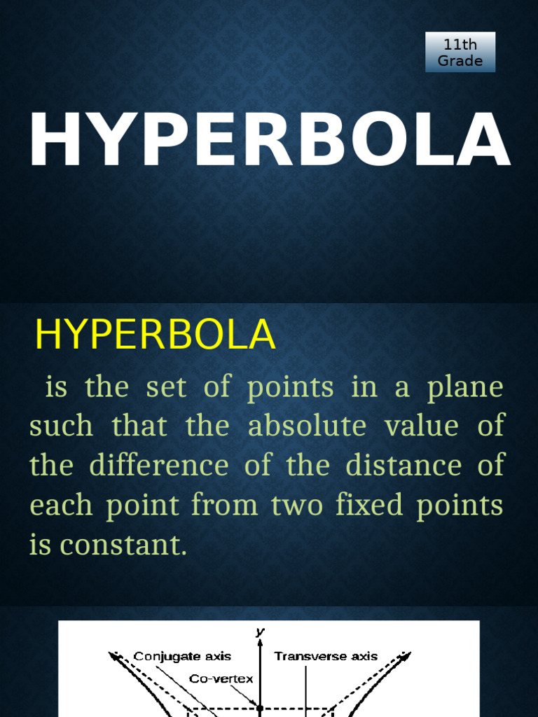 Hyperbola | PDF | Vertex (Graph Theory) | Asymptote