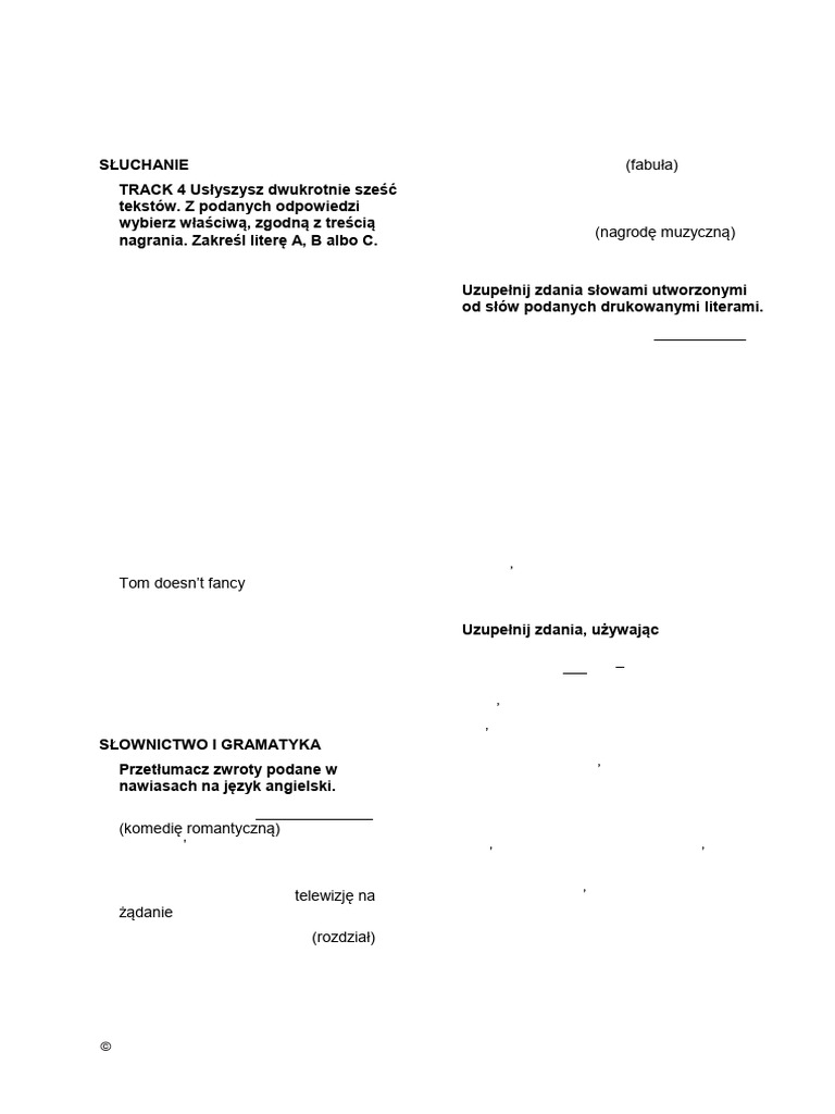 Focus 2 2ed Test Unit3 GroupA 2kol | PDF