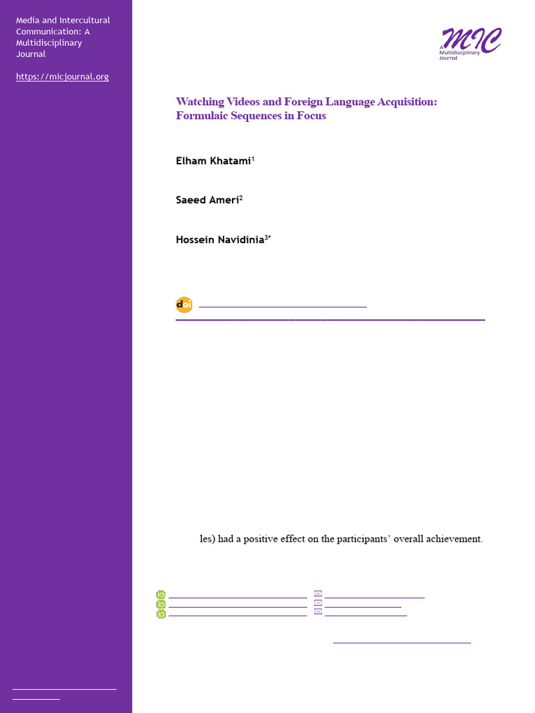 MIC - Volume 1 - Issue 2 - Pages 40-60 Videos and Subtitles | PDF ...