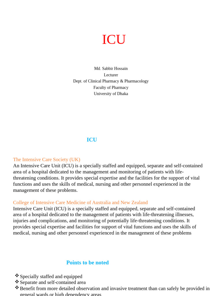 ICU 2 (2) | PDF | Intensive Care Unit | Intensive Care Medicine