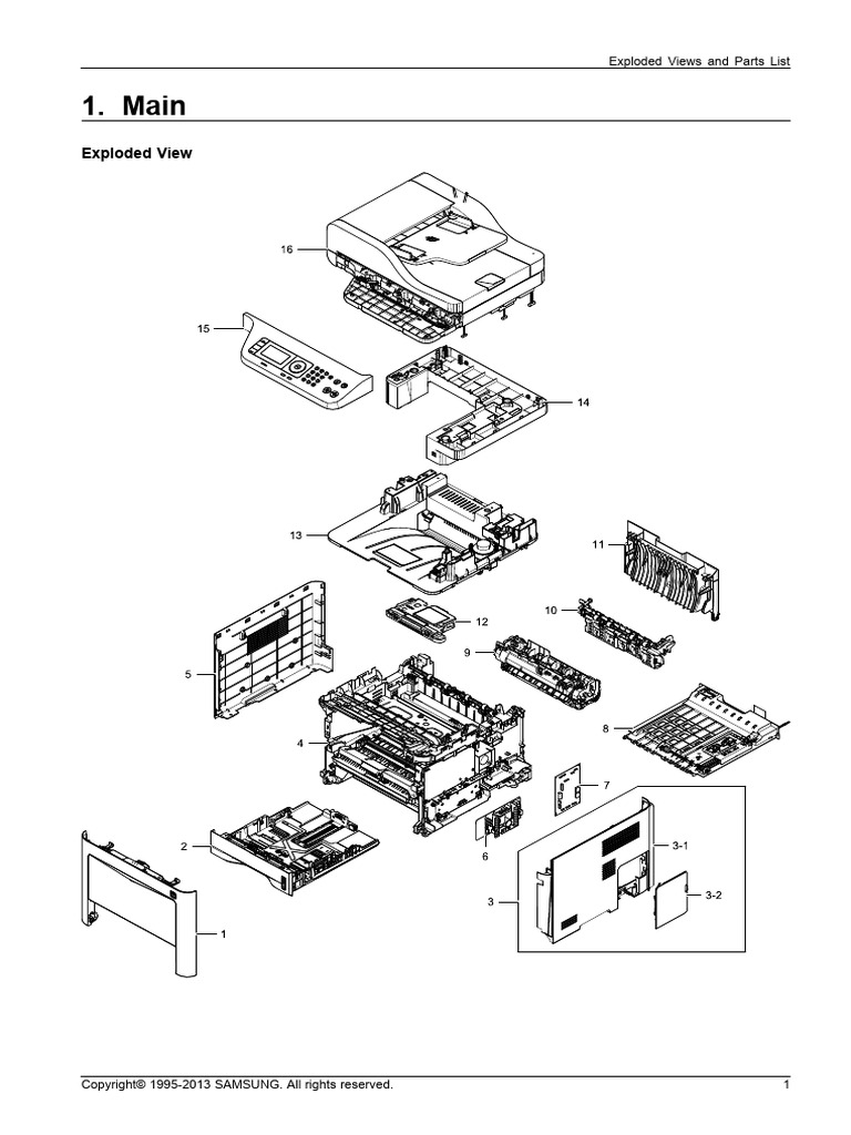 SL-M4075FR_SEE_Exploded_View_Parts_List | PDF | Intellectual Works | Natural Resources Law
