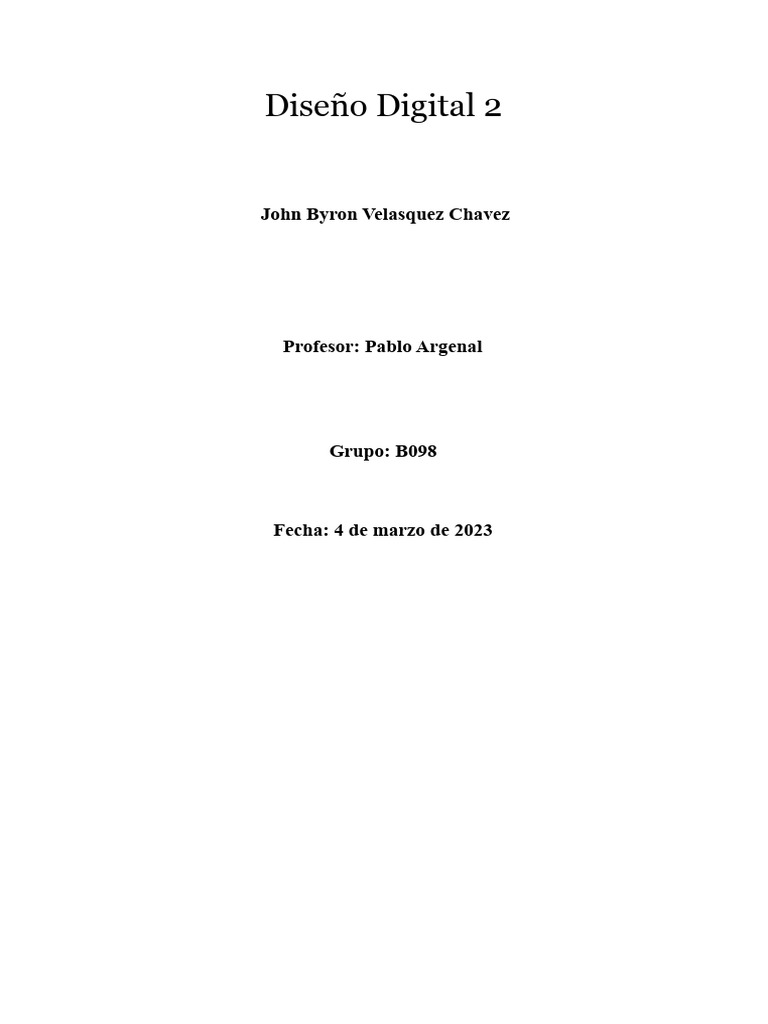 Diseno Digital - JohnV | PDF | Red mundial | Internet y web