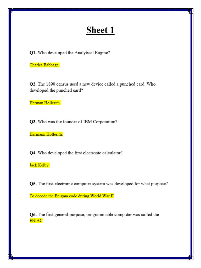 Assembly Sheet 1 | PDF | Central Processing Unit | Microcontroller