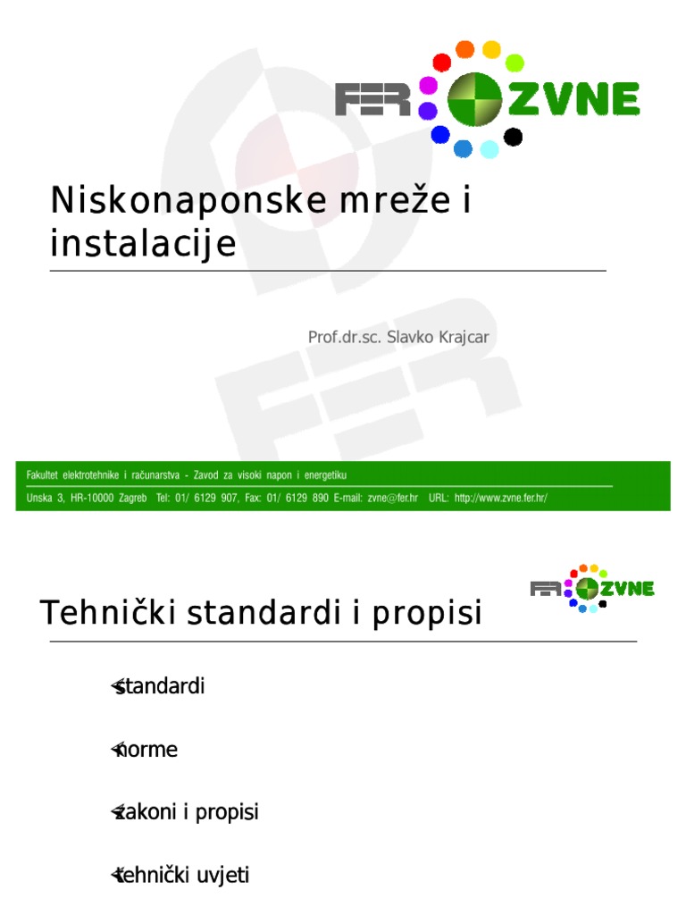 Niskonaponske Mreze I Instalacije 06 | PDF