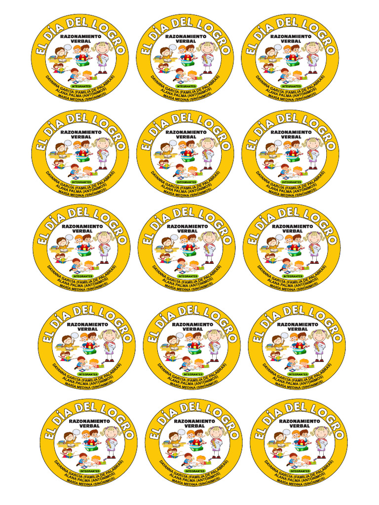 Día Del Logro Circulos | PDF