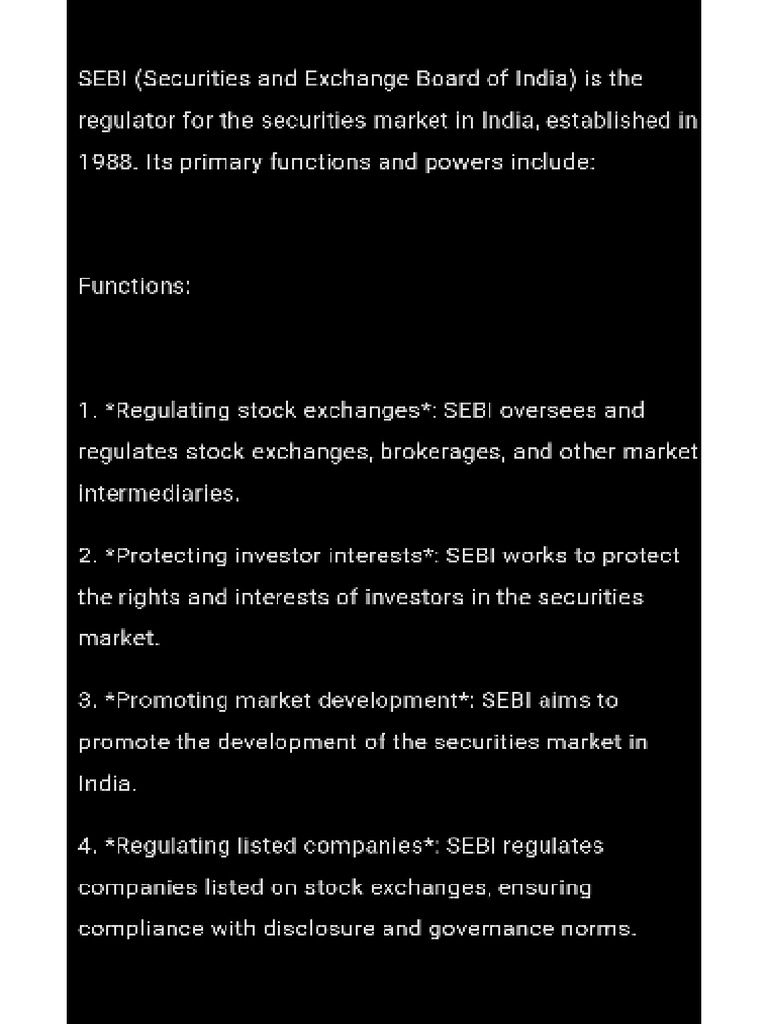 Sebi | PDF