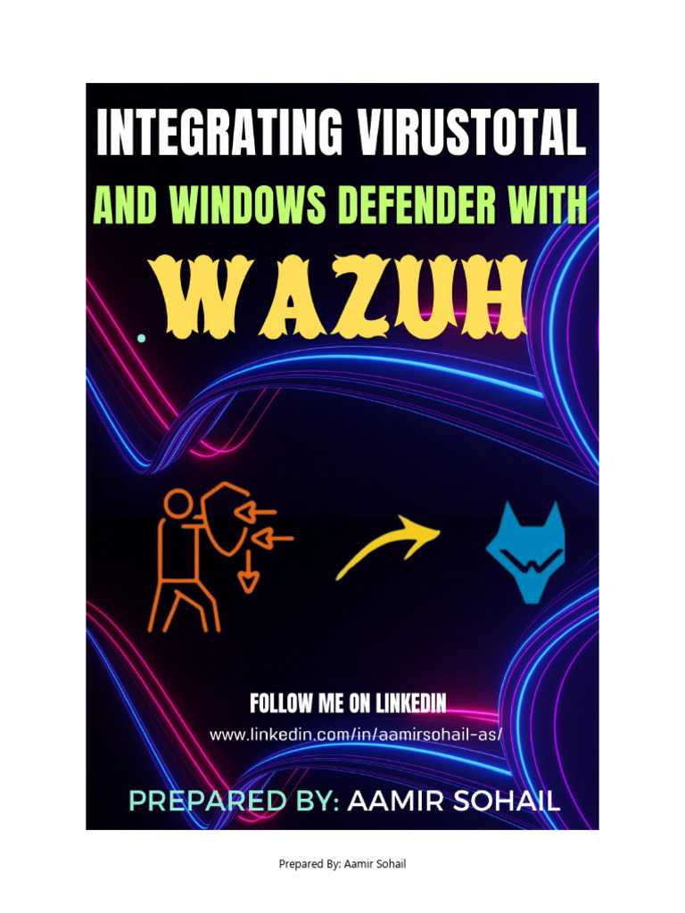 Integrating VirusTotal & Windows Defender With Wazuh ? | PDF | Security | Computer Security