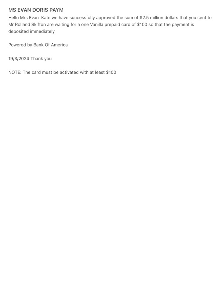 Ms Evan Doris Paym | PDF