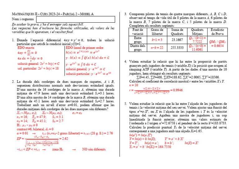 Examen M2 2023-24 c1 p2 A - Solucions | PDF