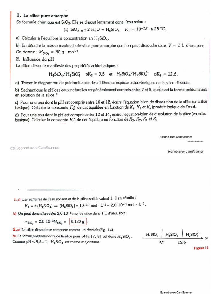 Problème Corrigé Acide+Base | PDF