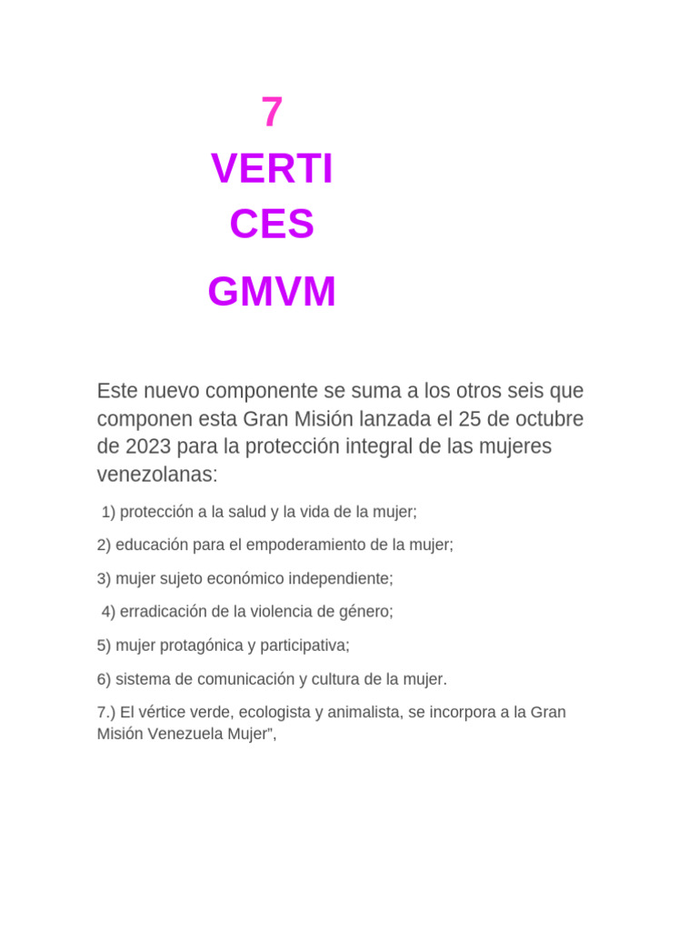 7 Vertices GMVM | PDF | Ciencias sociales