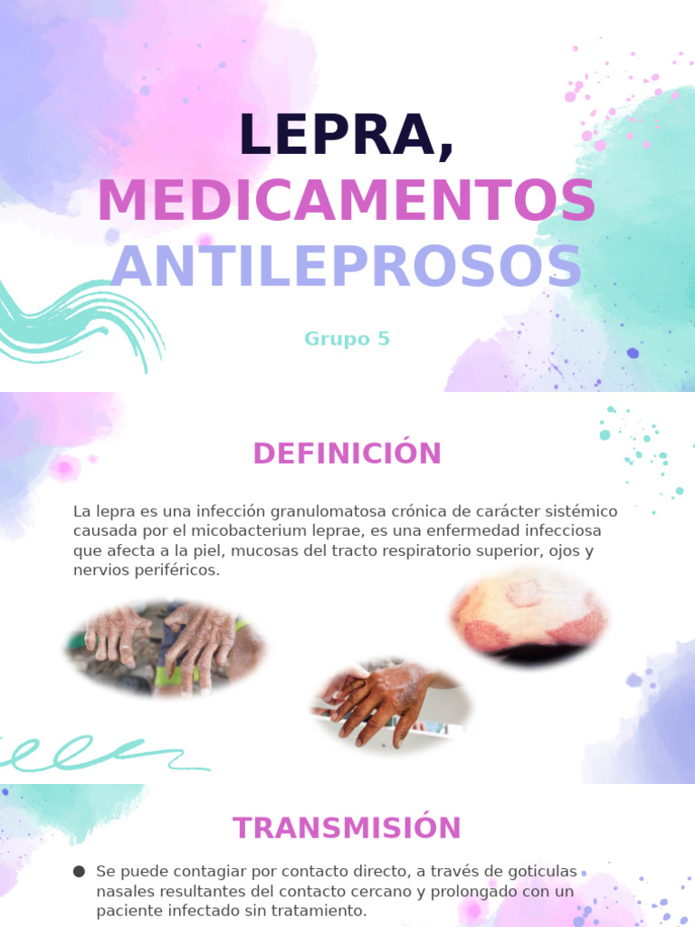 LEPRA_Y_MEDICAMENTOS_ANTILEPROSOS | PDF | Lepra | Infección