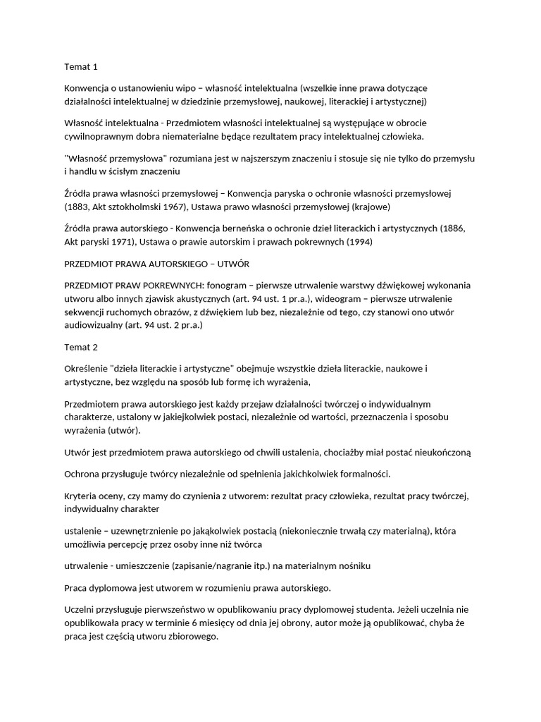 OWI - Podkreślone | PDF