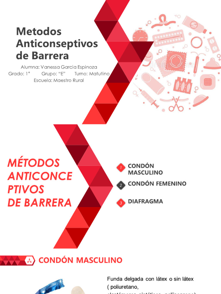 Métodos Anticonceptivos de Barrera | PDF