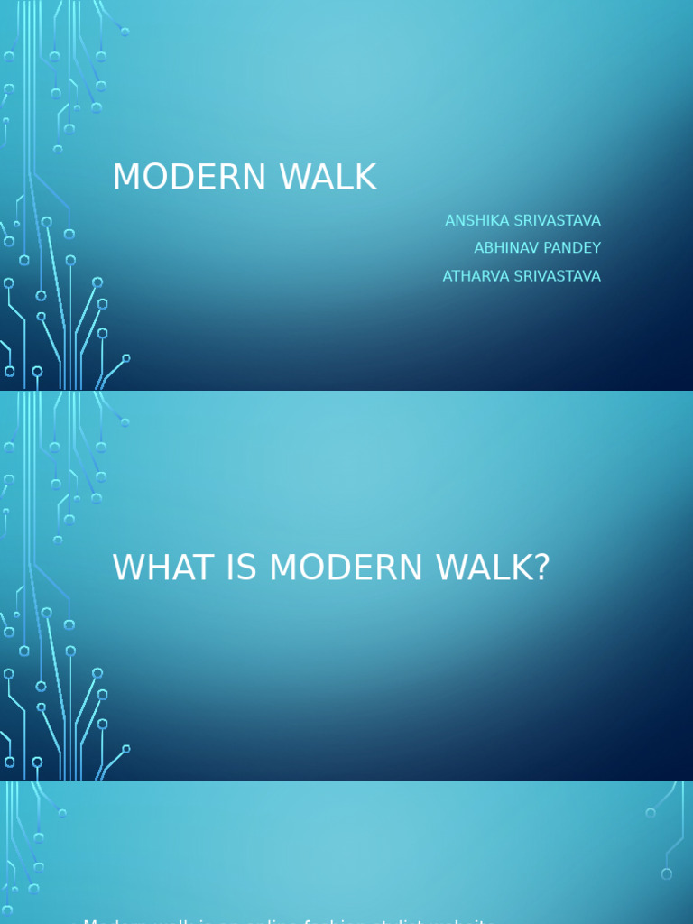 MODERN WALK | PDF