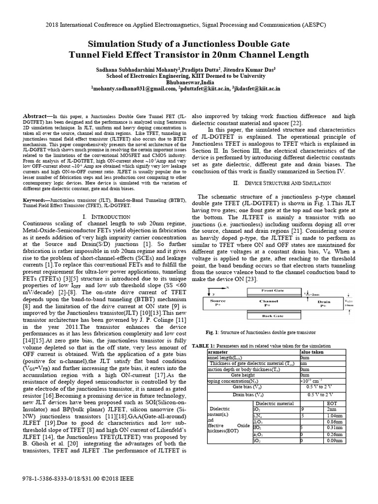 CNF1 | PDF | Field Effect Transistor | Mosfet