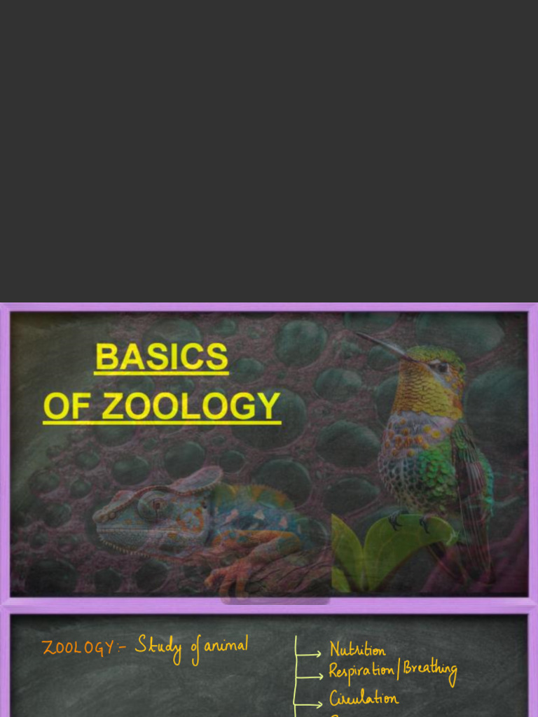 Basics of Zoology Part 1-Gopika Mam | PDF