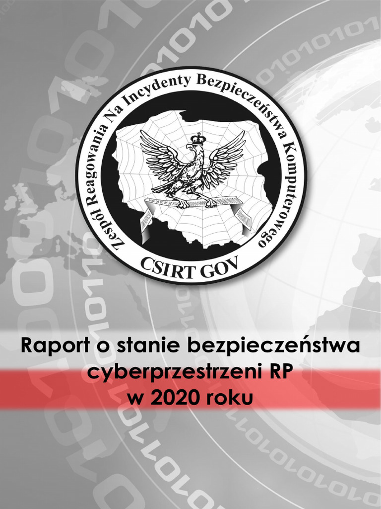 Raport o Stanie Bezpieczenstwa Cyberprzestrzeni RP W 2020 | PDF