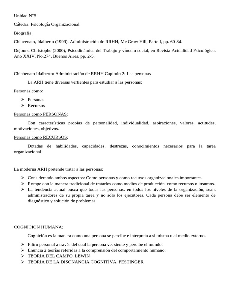 Organizacional U5 | PDF | Motivacional | Motivación