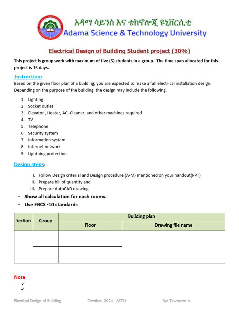 Project Instruction | PDF