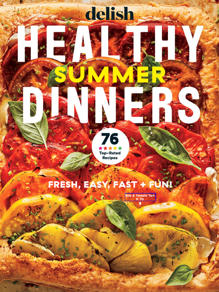 Delish Healthy Summer Dinners I14 2024 Freemagazines Top | PDF | Dill ...