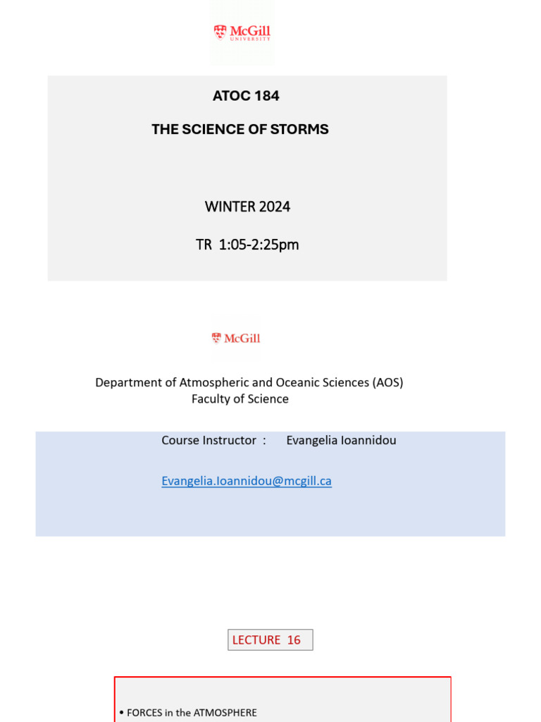 LECT_16_W24 | PDF | Chemical Engineering | Meteorological Phenomena