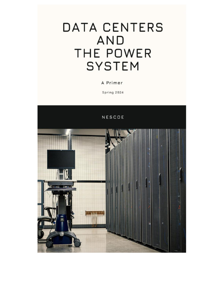 Data Centers Primer Spring 2024 | PDF | Data Center | Cloud Computing