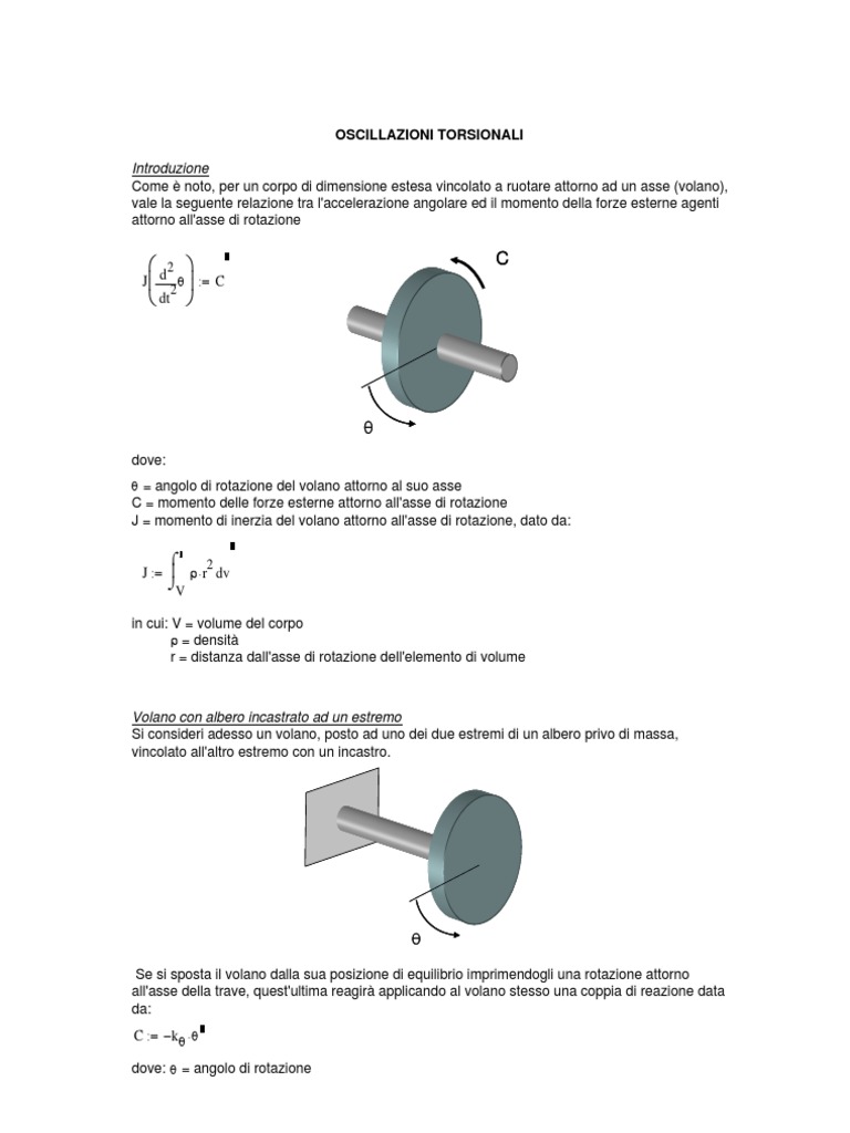 Oscillazioni torsionali