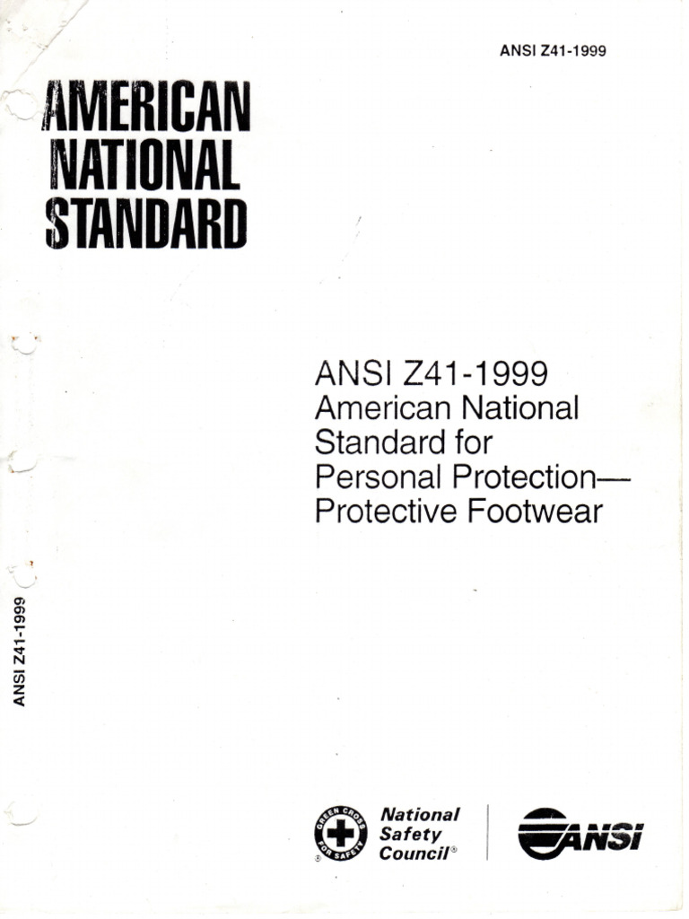Ansi Z41 1999 | PDF