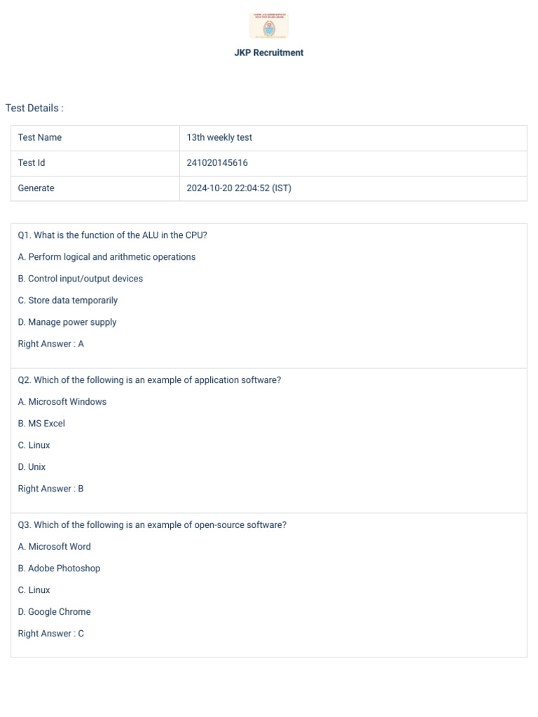 13key | PDF | Computer Hardware | Operating System