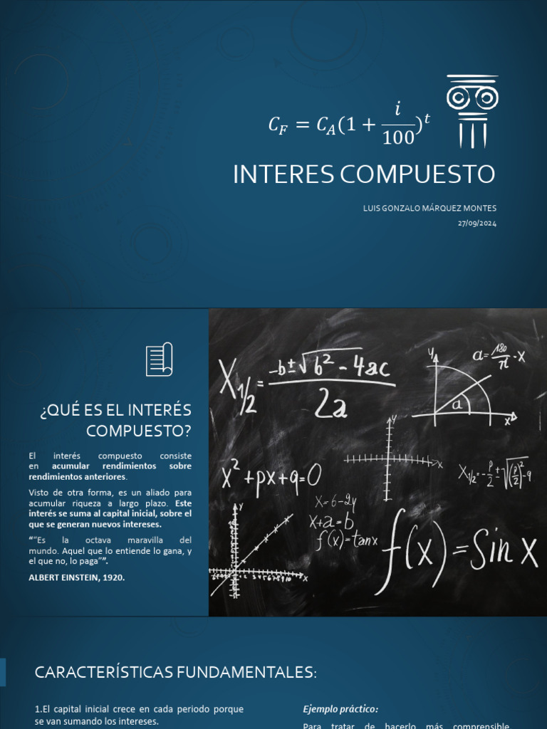 Interes Compuesto | PDF | Interés | Interés compuesto