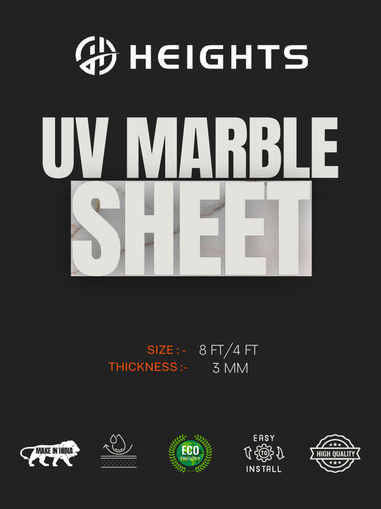 Uv Marble Sheet Updated | PDF